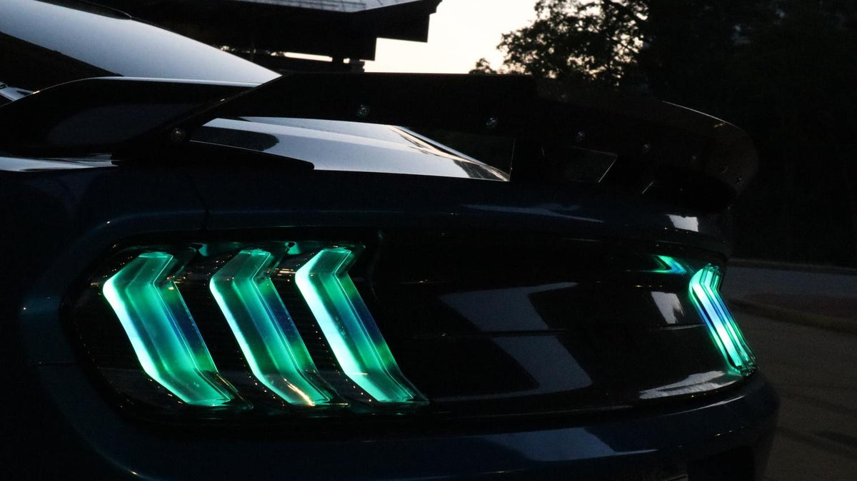 2015+ Ford Mustang RGB Euro Tail Lights – Striker Lights