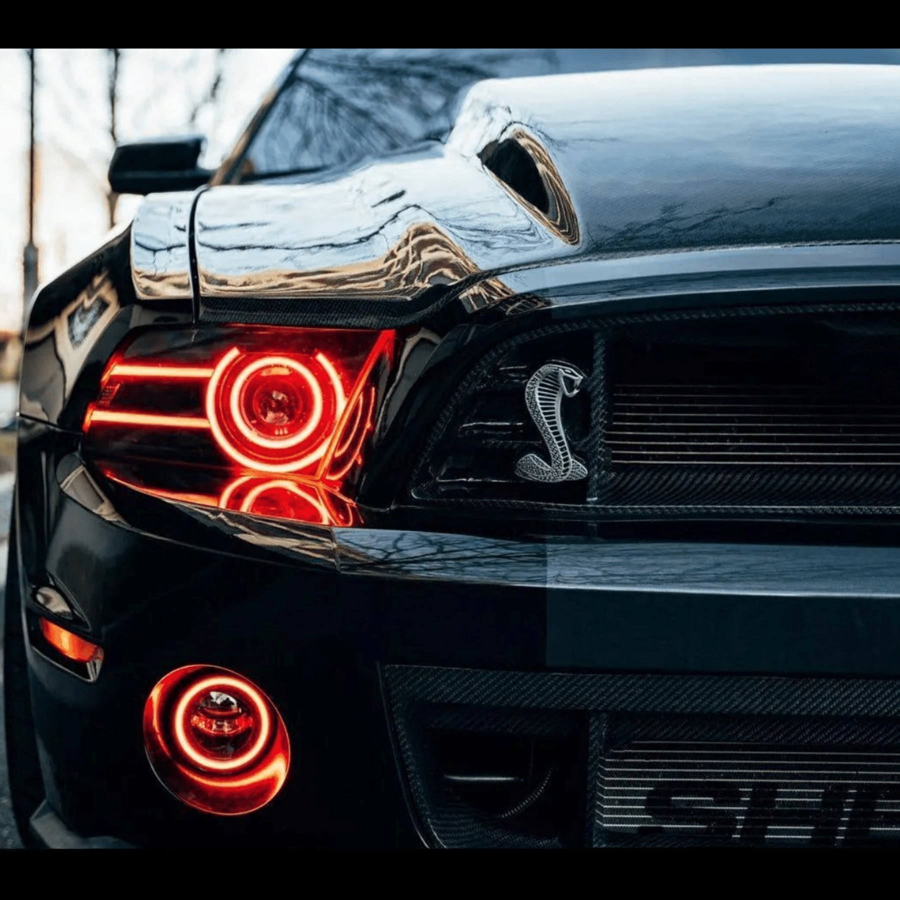 2010 - 2014 Mustang Headlights - Custom LED - Striker Lights